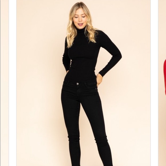 Gilli clothing | Tops | Black Turtleneck Long Sleeve Blouse | Poshmark